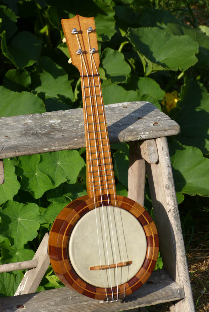 1920s Oscar Schmidt Block-Rim Banjo Ukulele