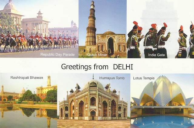 Heritage of India: Greetings from Delhi post cards
