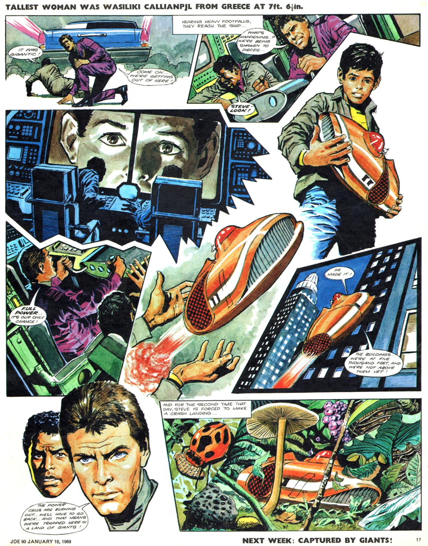 Wacky Comics!: 44 Years Ago: Joe 90 Comic Is Launched!