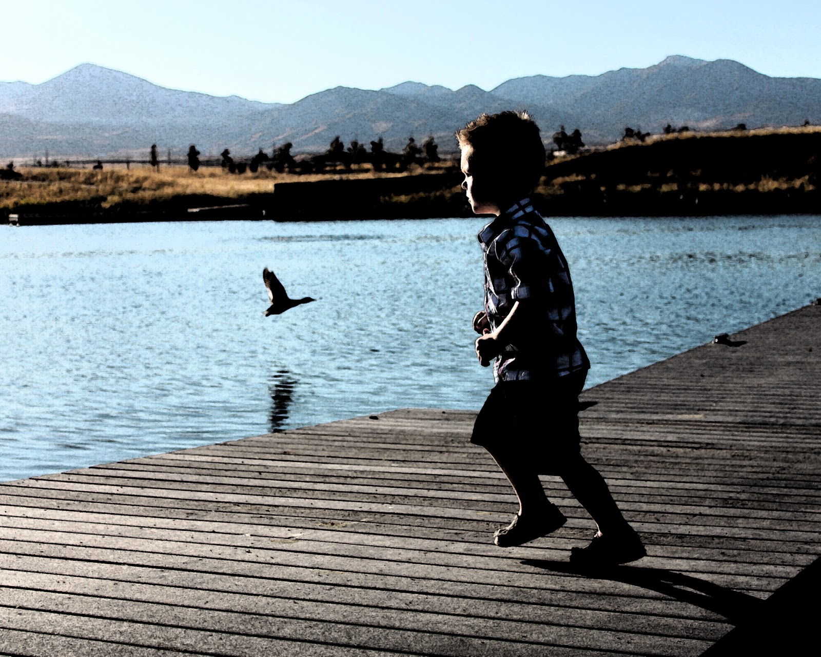The Oaks Family: Oquirrh Lake at Daybreak