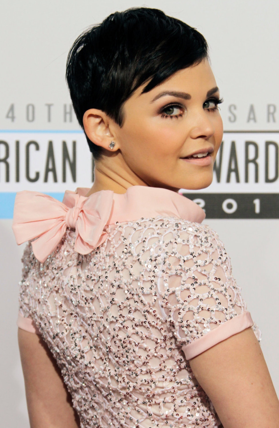 Ginnifer Goodwin Pixie Cut Back View