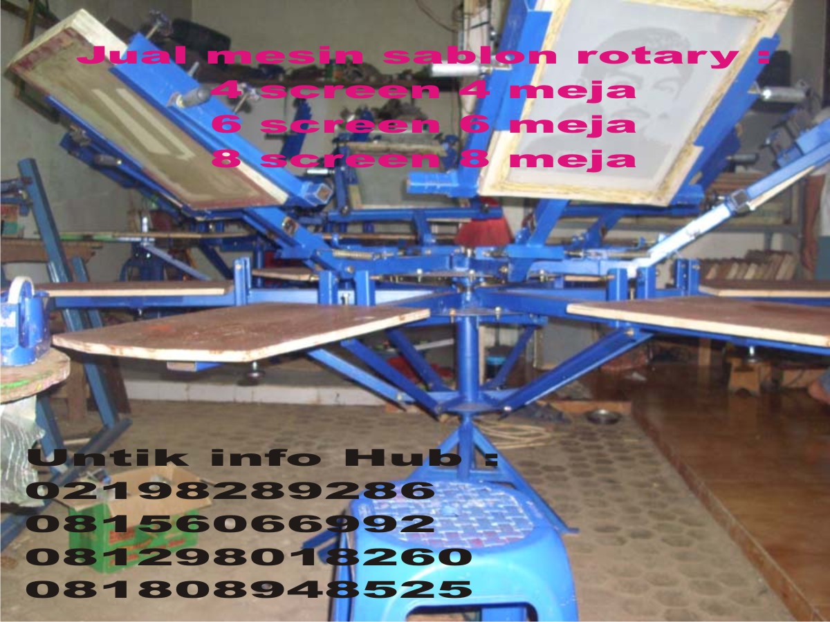 mesin sablon rotary: mesin sablon rotary