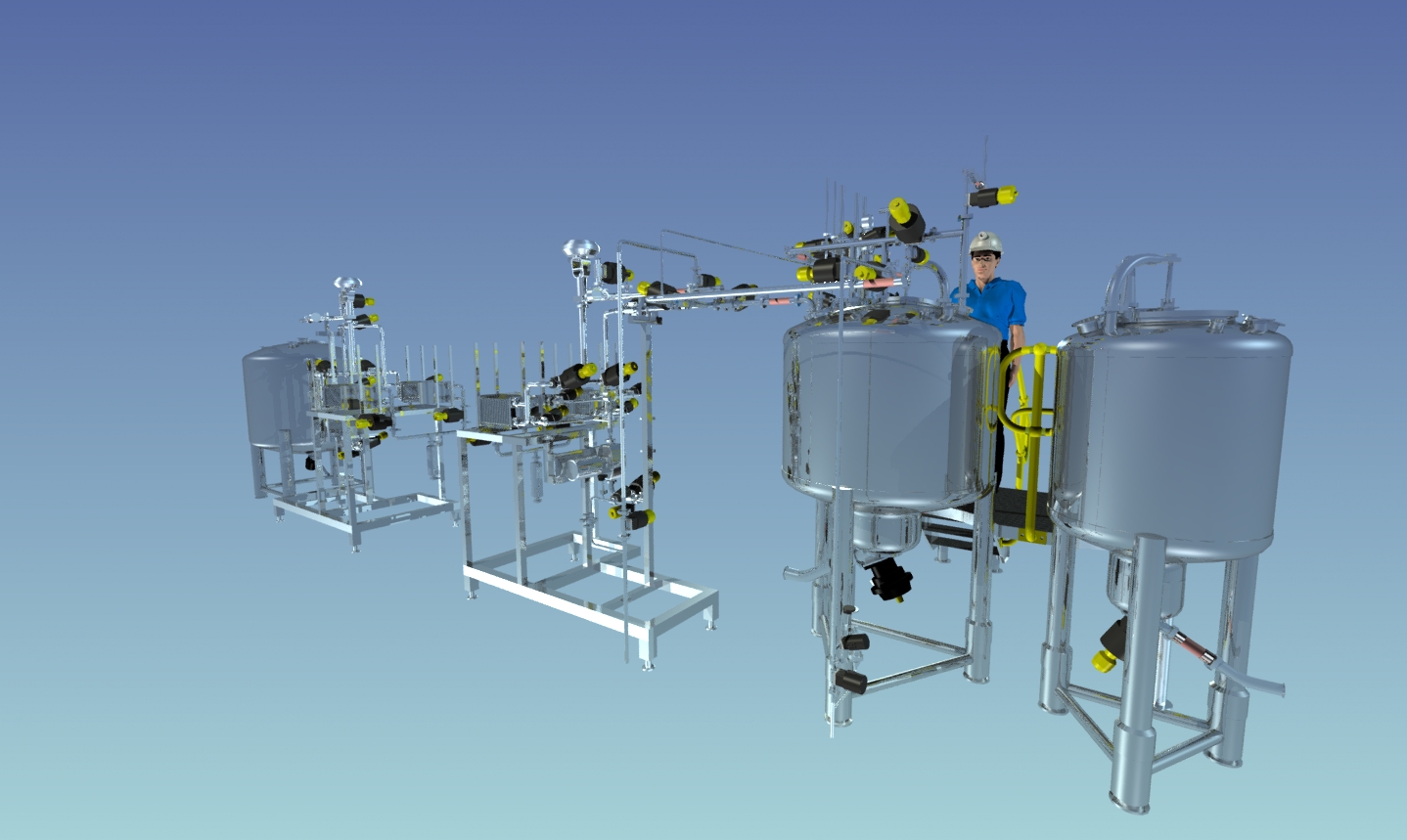 Process Plant Piping || Download free 3D cad models #100175