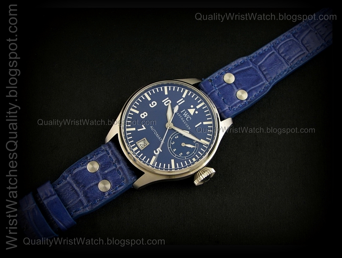 QualityWristWatch: IWC - Big Pilot 5002 Limited Edition Blue Dial
