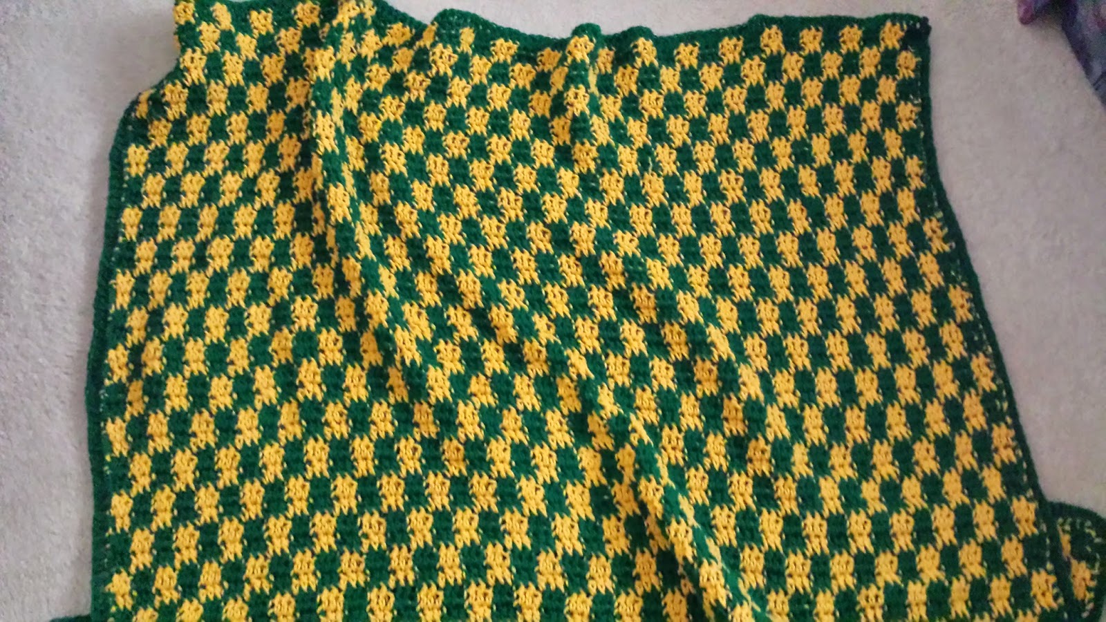 Crochet checker stitch afghan patterns and ideas