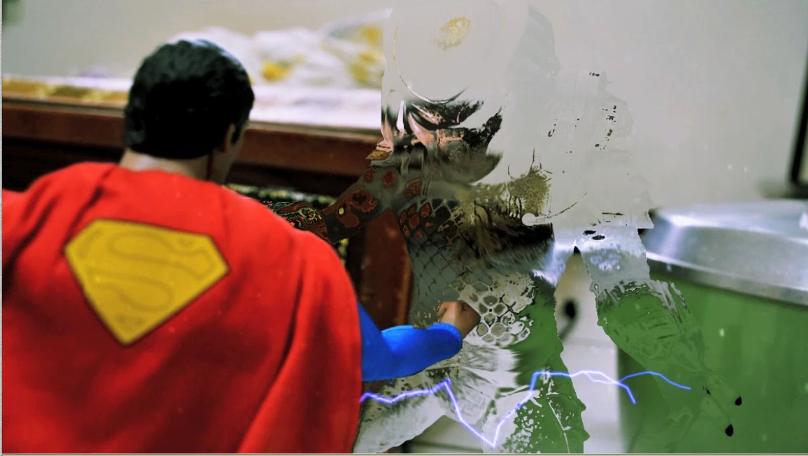 Stop Motion and Movies: Superman VS Predator stop motion
