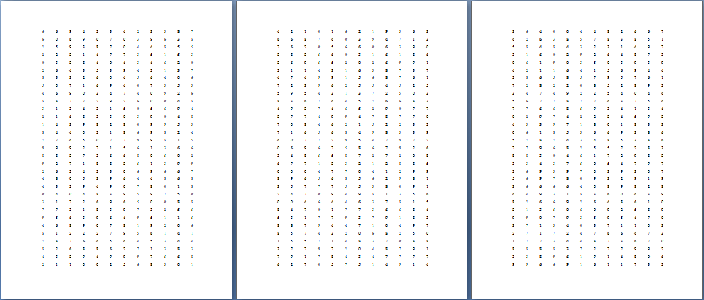 Membuat Lembar Test Pauli dengan MS Word - Bang Dayat Blog's