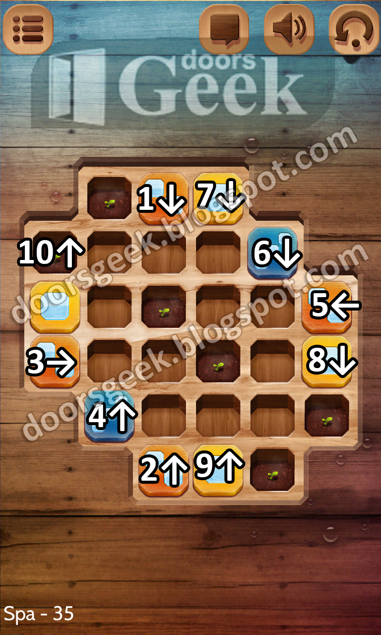 Puzzle Retreat Spa Level 1 to Level 36 Walkthrough ~ Doors Geek