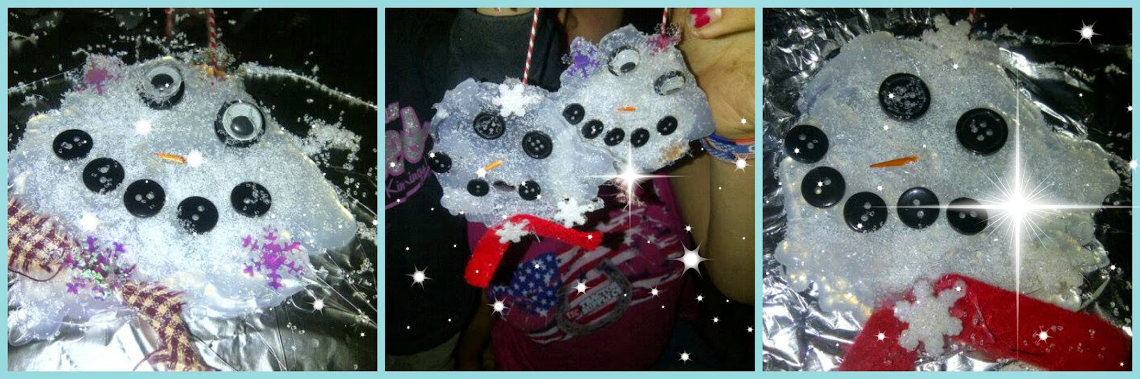 The Homeschool Hive: Melted Snowmen. A Fun Craft For The Holidays