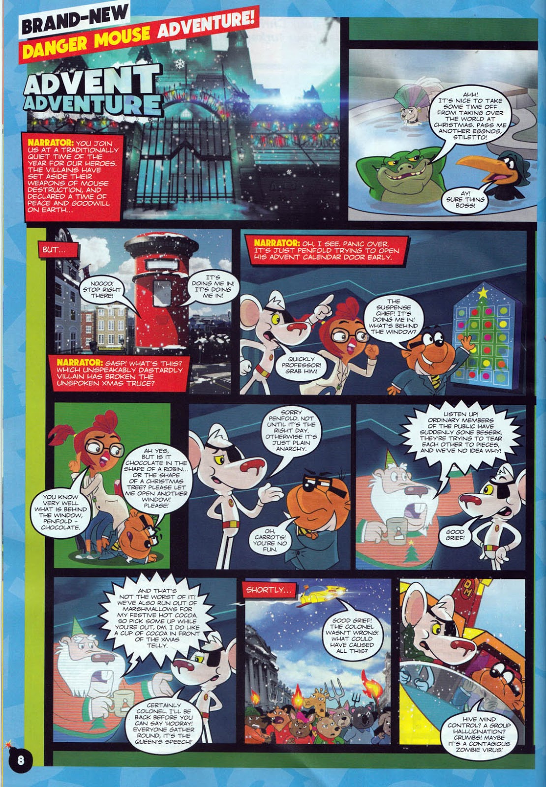 BLIMEY! The Blog of British Comics: Christmas comics: DANGER MOUSE (2016) BLIMEY! The Blog of British Comics: Christmas comics: DANGER MOUSE (2016)