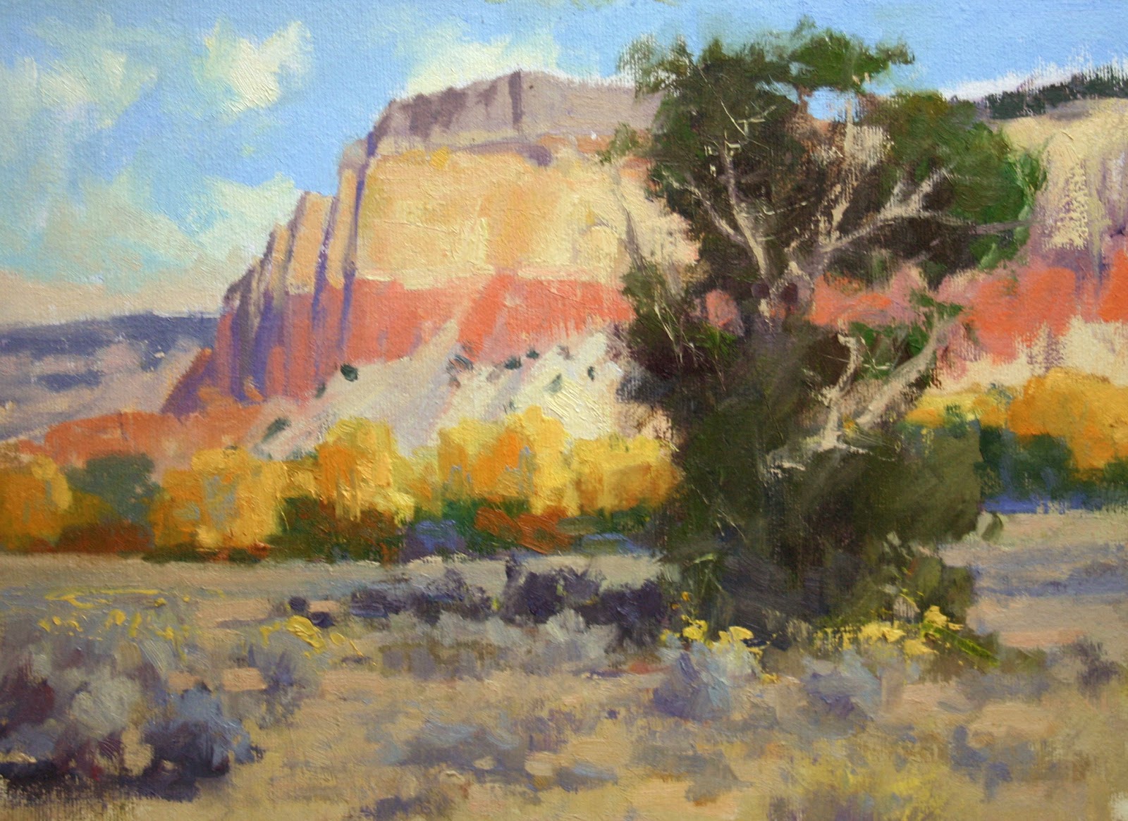 Rusty Jones, Painter's Blog: GHOST RANCH PLEIN AIR