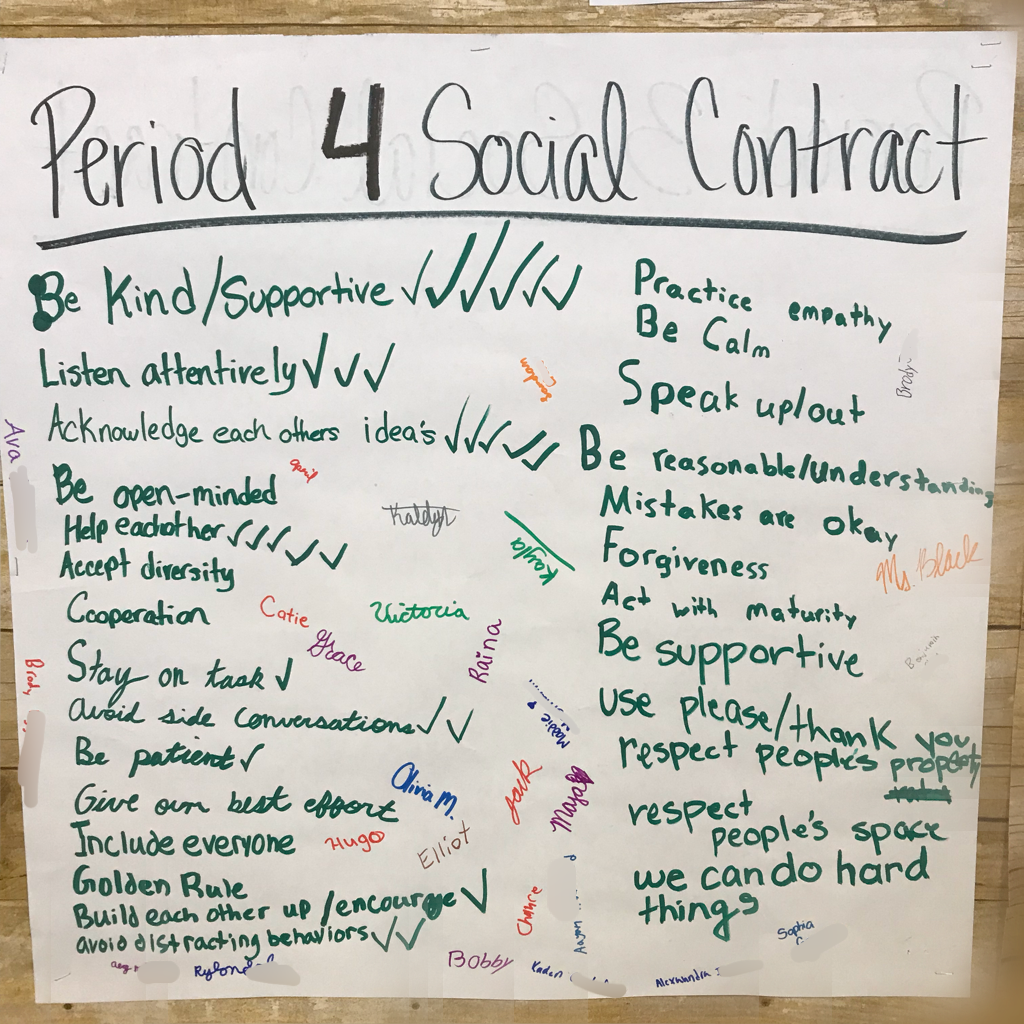 6th Grade Language Arts: Social Contracts