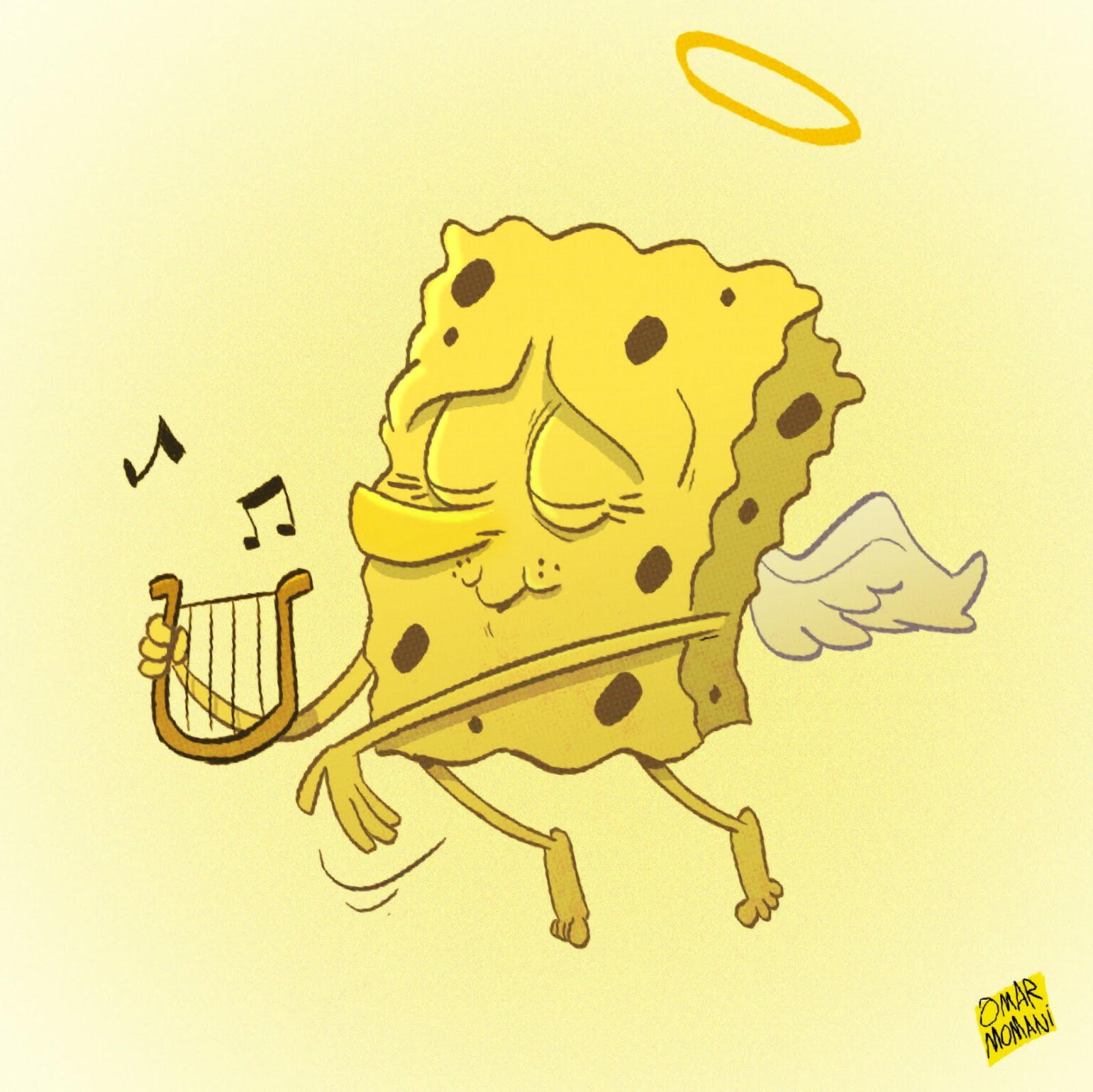 Omar Momani cartoons: RIP Stephen Hillenburg