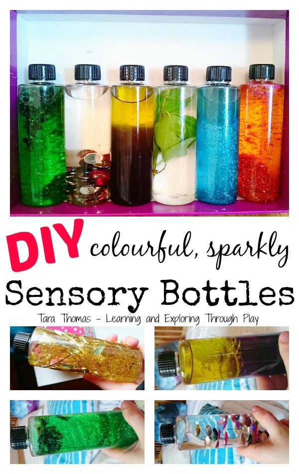 Learning and Exploring Through Play: Sensory Bottles DIY
