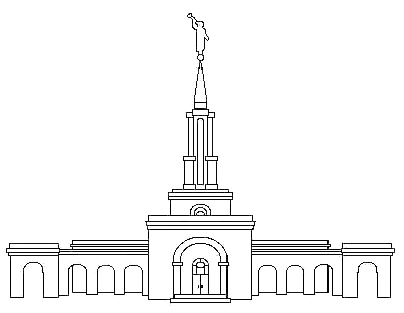 Bountiful Lds Temple Coloring Pages