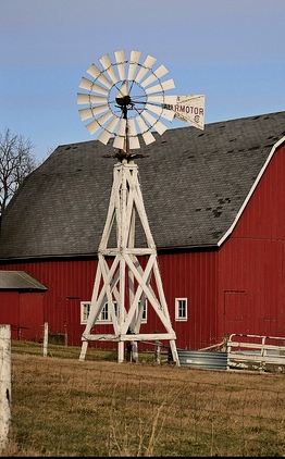 Two Men and a Little Farm: WINDMILL AND BARN, INSPIRATION THURSDAY