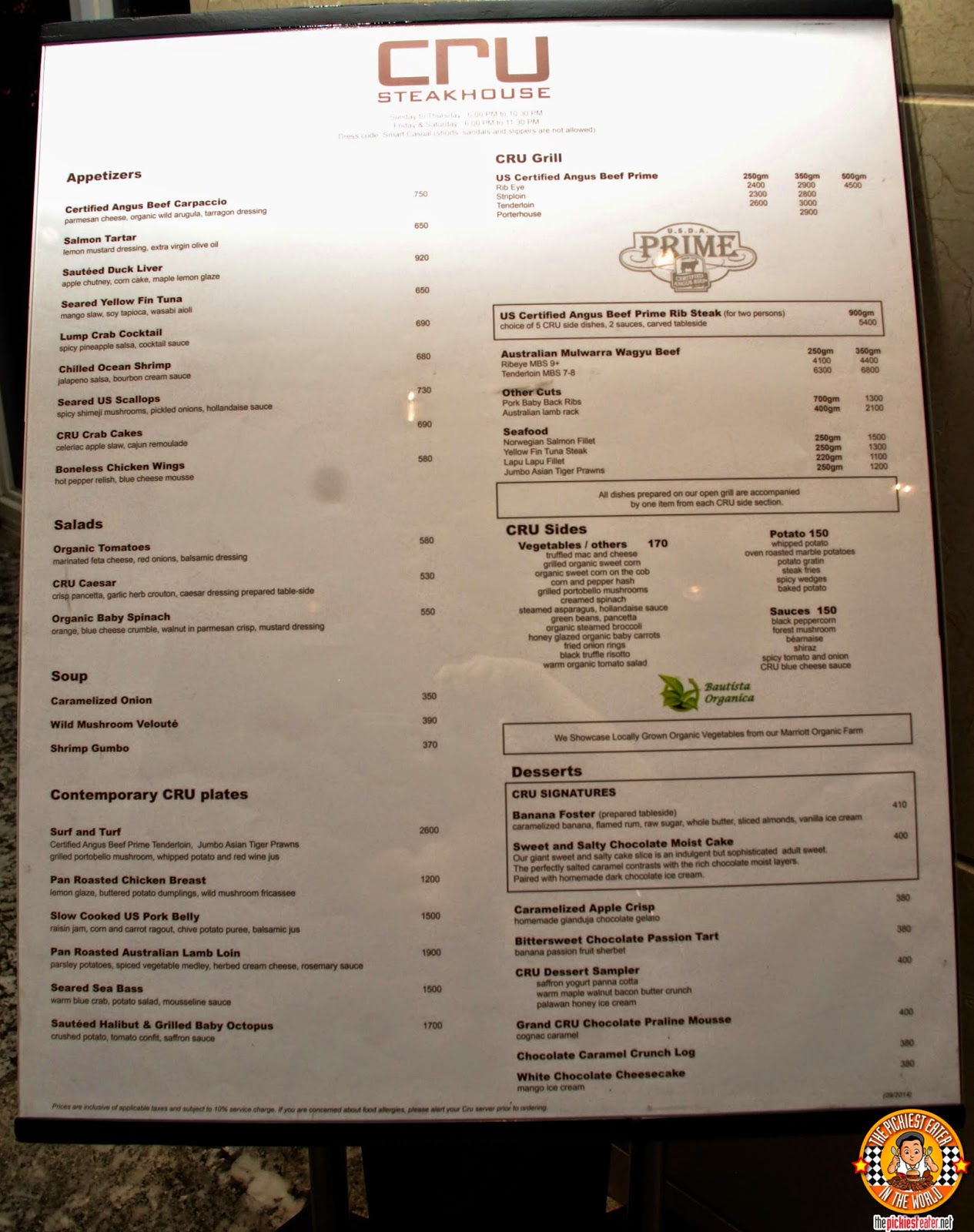 THE PICKIEST EATER IN THE WORLD: AN ANNIVERSARY TO REMEMBER AT CRU ...