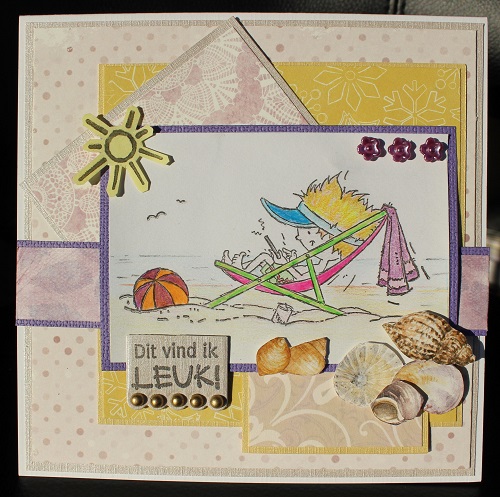 Gina's kaarten: Zon, zee, strand...