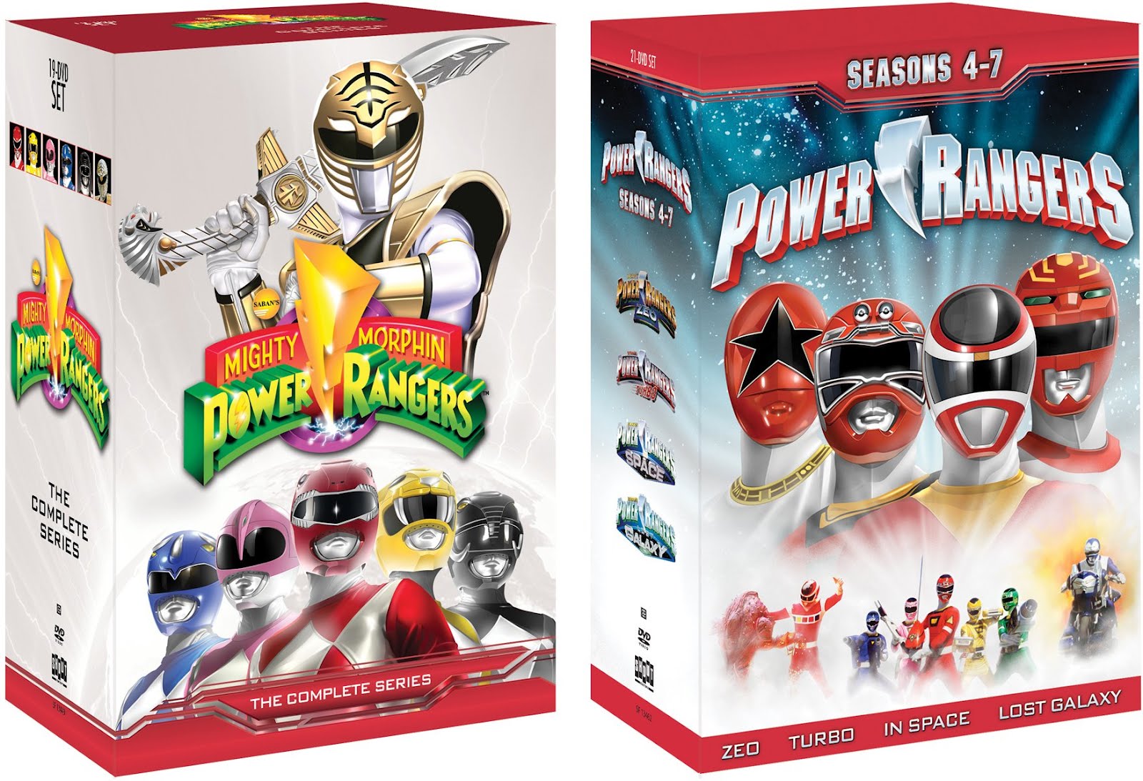 The center of anime and toku: Power Rangers DVD Box Set Cover Art