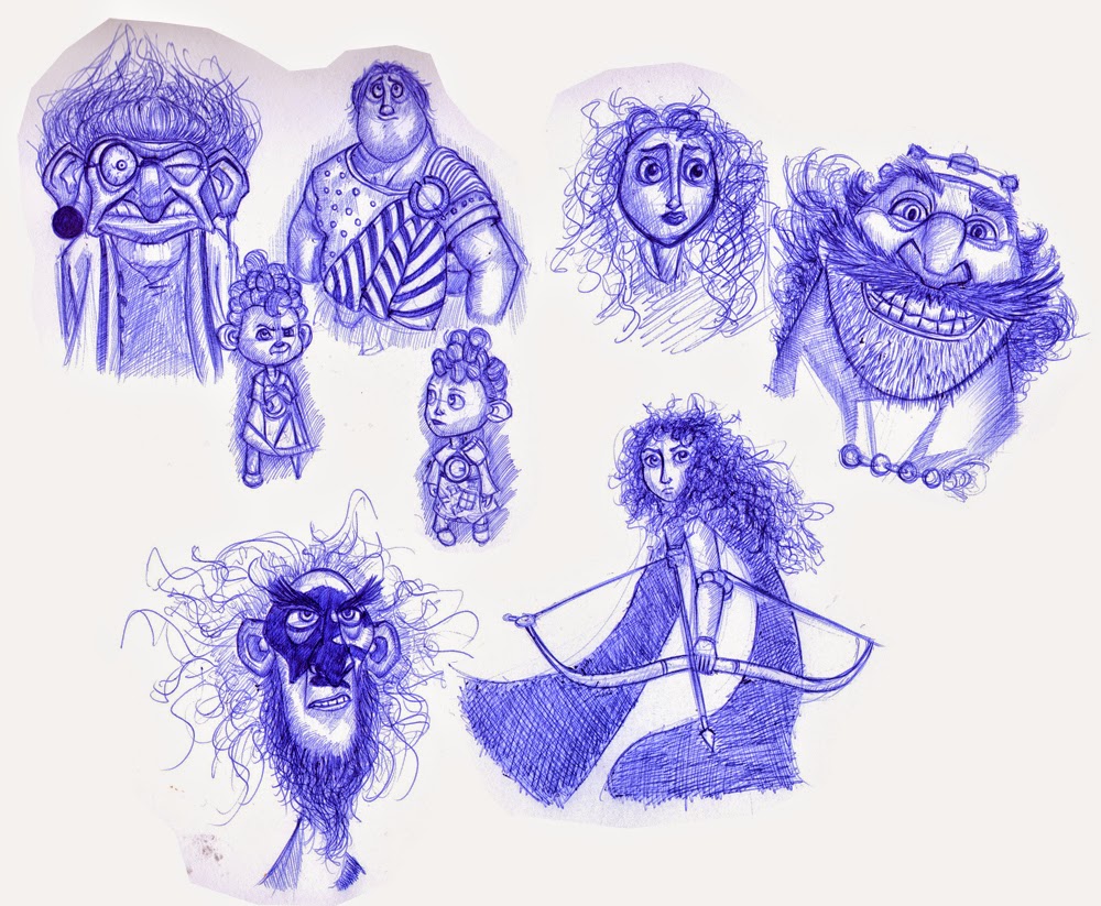 Hamo's Art Blog: Brave Sketches