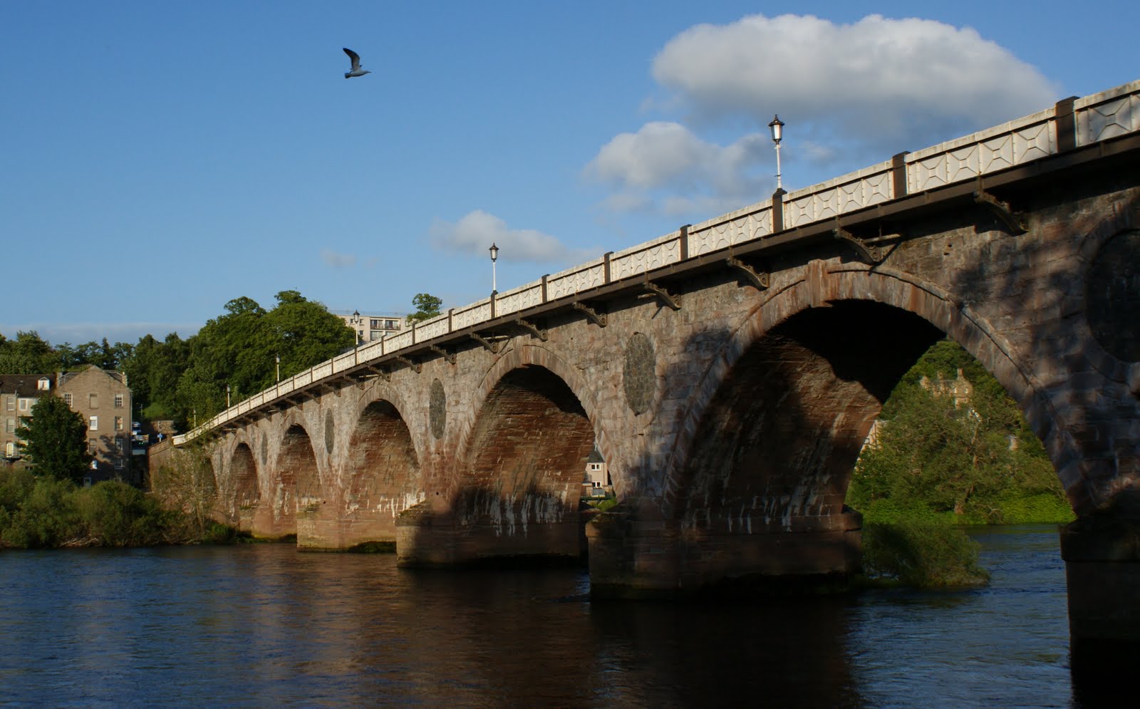 Tour Scotland: Tour Scotland Photograph Old Bridge Perth 30th May