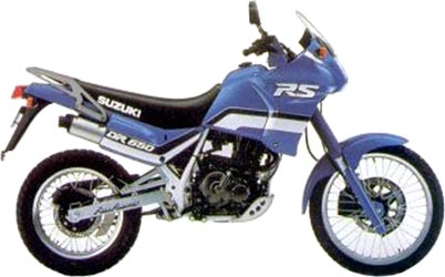 Motos trail clasicas: Suzuki DR 600 R / 650 R / 650 RS / 650 RSE