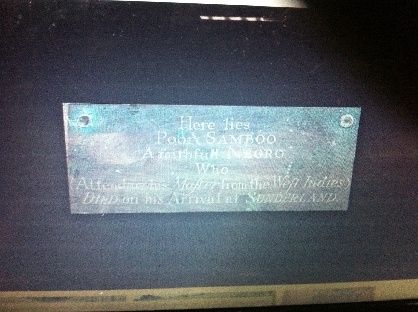 THE BLACK SOCIAL HISTORY:: BLACK SOCIAL HISTORY : SAMBO GRAVE IS THE ...