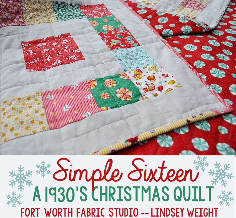 Fort Worth Fabric Studio: Simple Sixteen Free Quilt Pattern