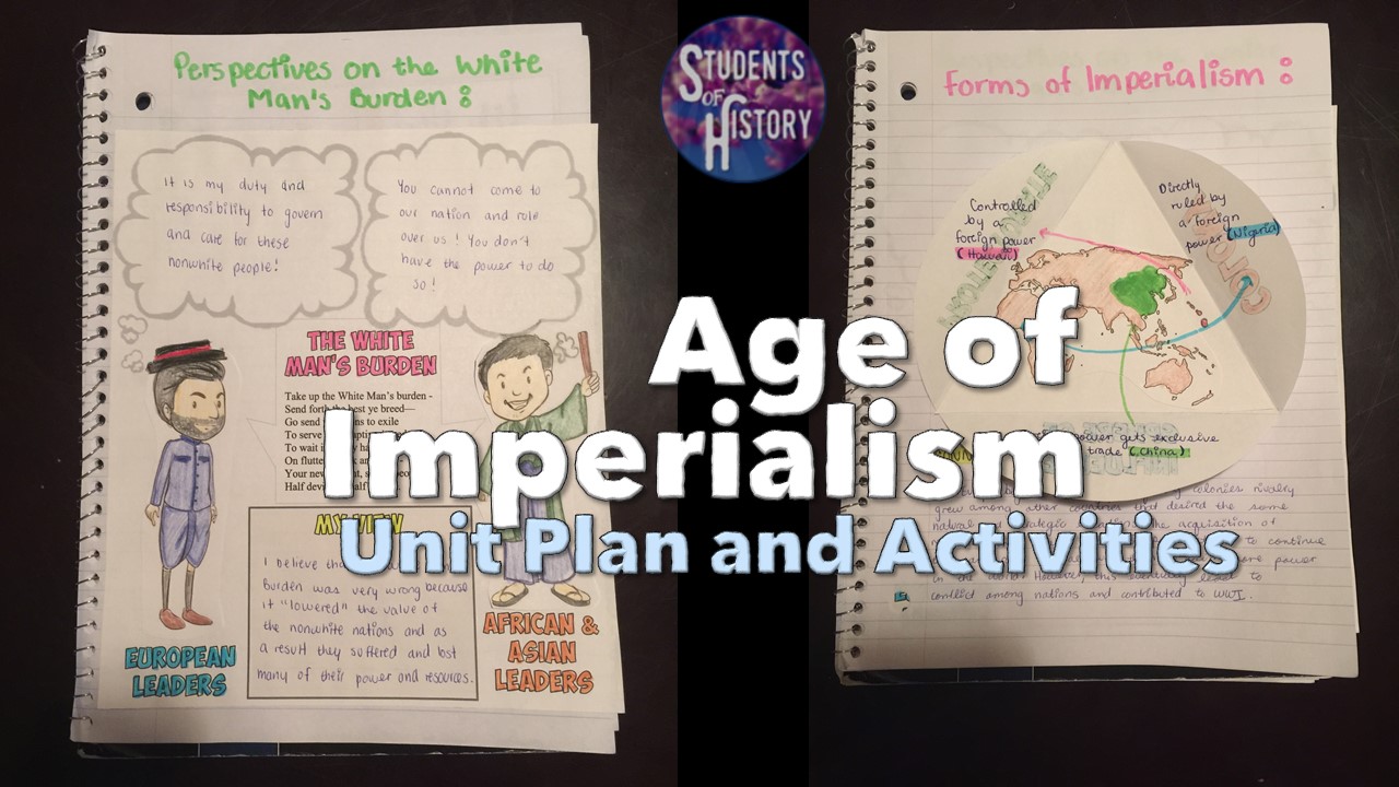 Students of History: Imperialism Activities for World History