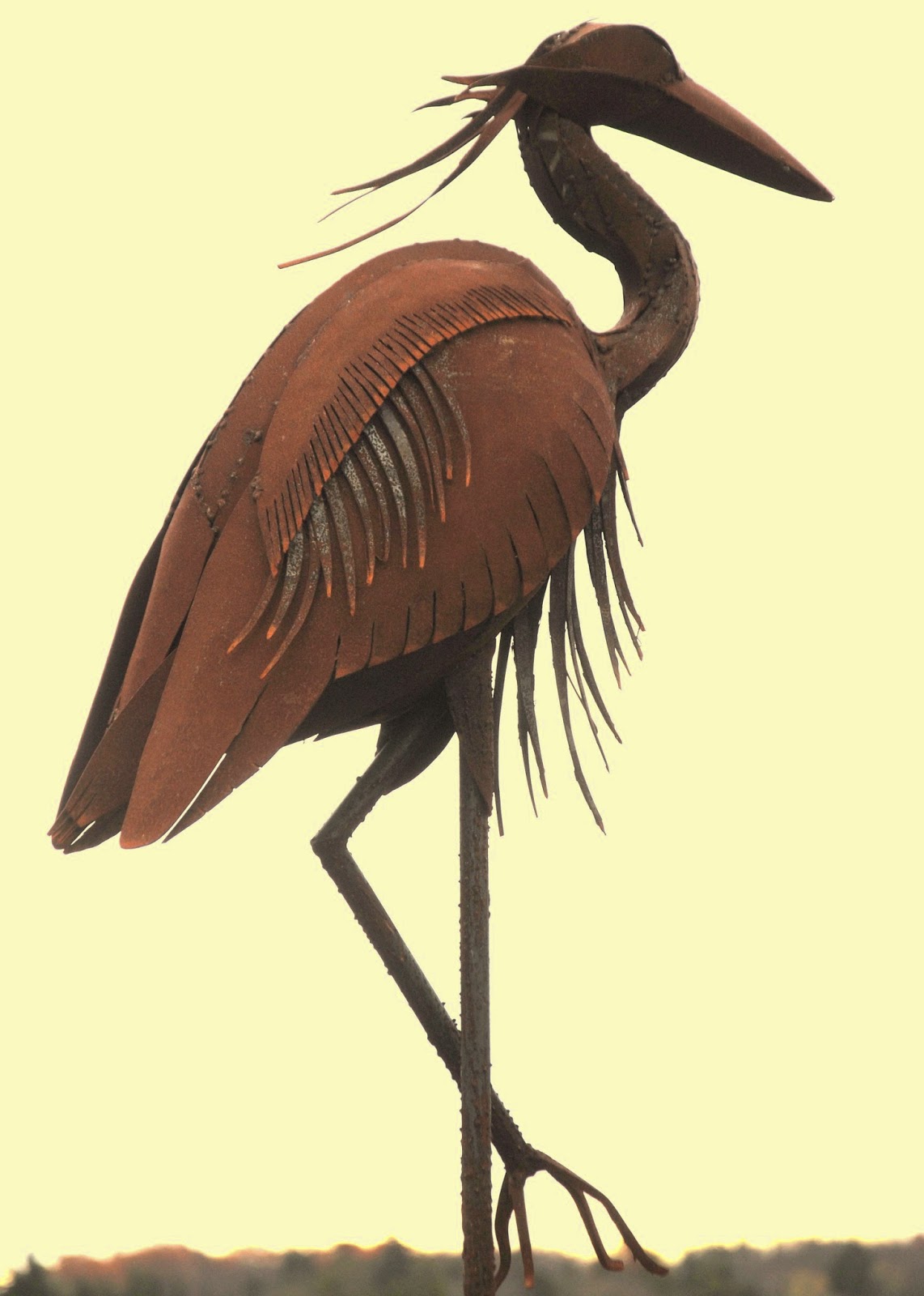 BARRY the BIRDER: Bird sculpture in new park