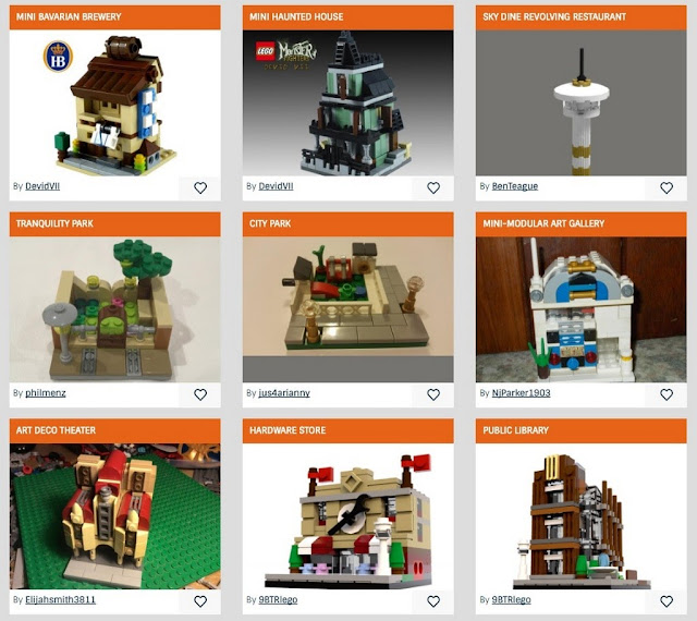 樂高Rebrick迷你街景比賽 冠軍拿全套街景回家 - 魯蛇實驗室