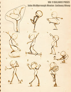 John McMurrough: Week 11 STU Pose - Balance Sketches