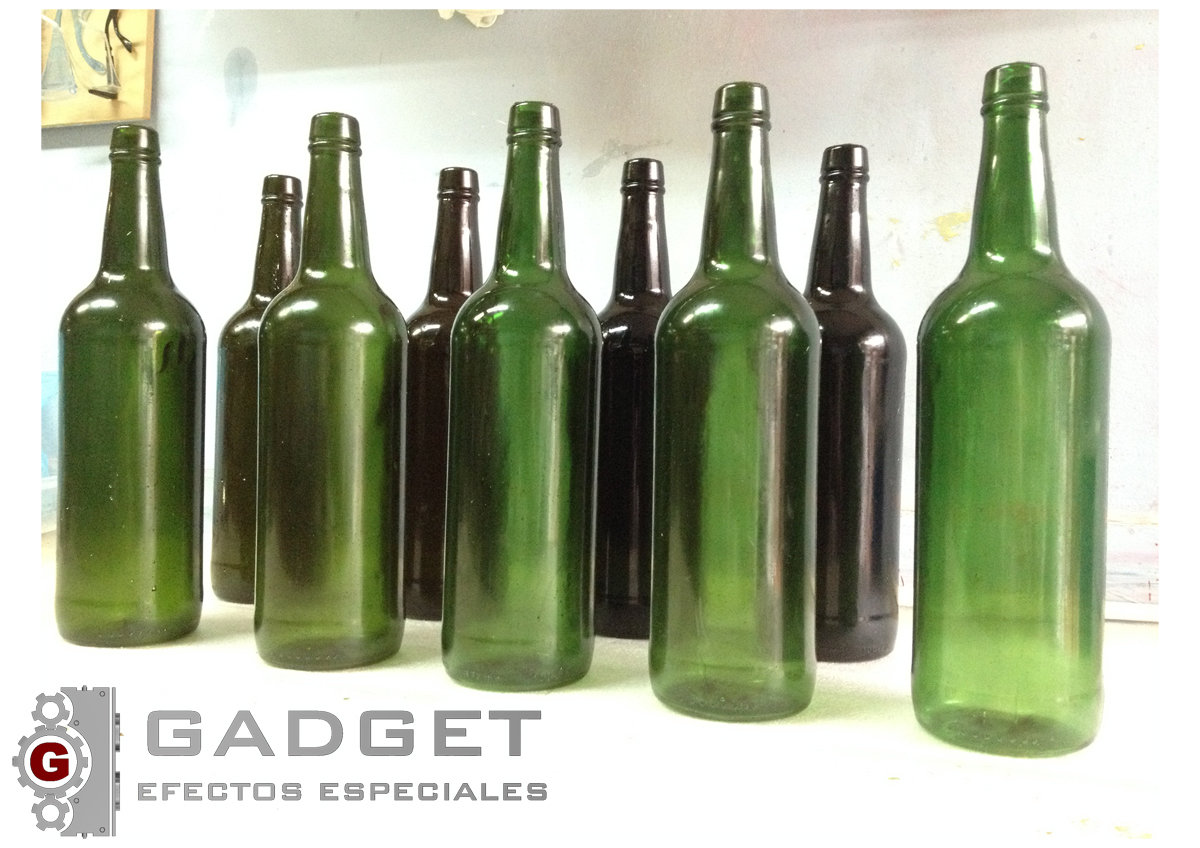 GADGET EFECTOS ESPECIALES: Botellas de "cristal de azucar"