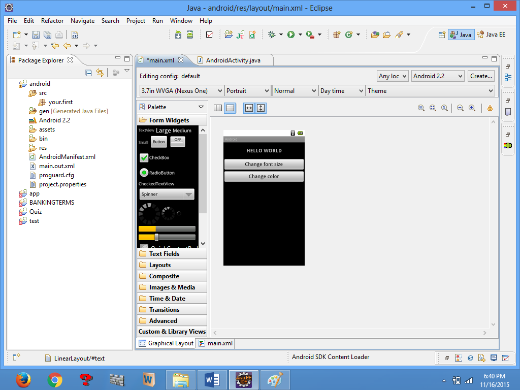GR SOLUTION: Develop an application that uses GUI components, Font and ...
