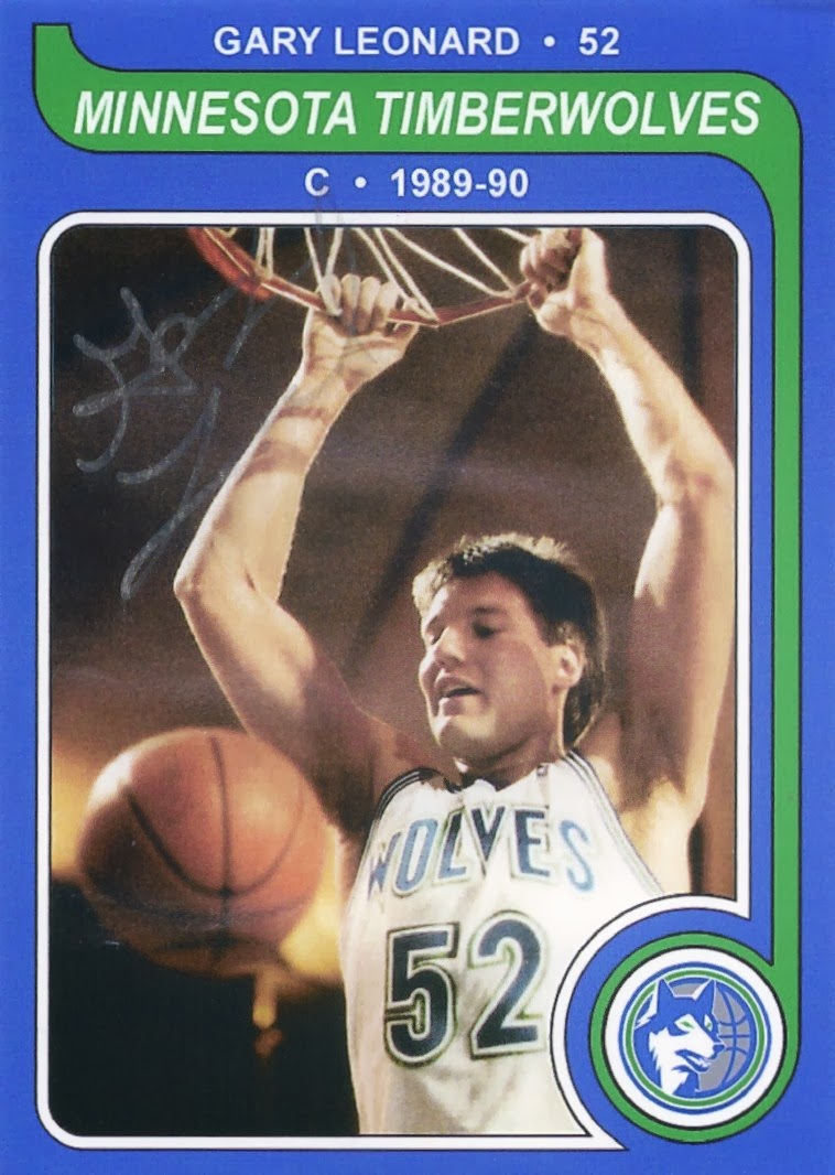 Minnesota Sports Autograph Project: GARY LEONARD