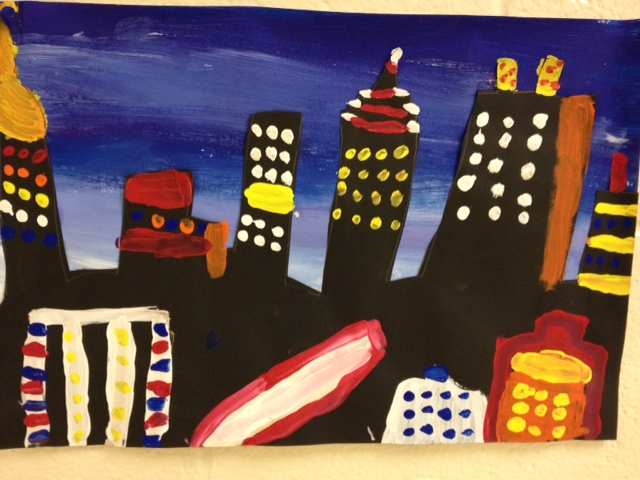 Elfers Art Room: 4th grade Cityscapes