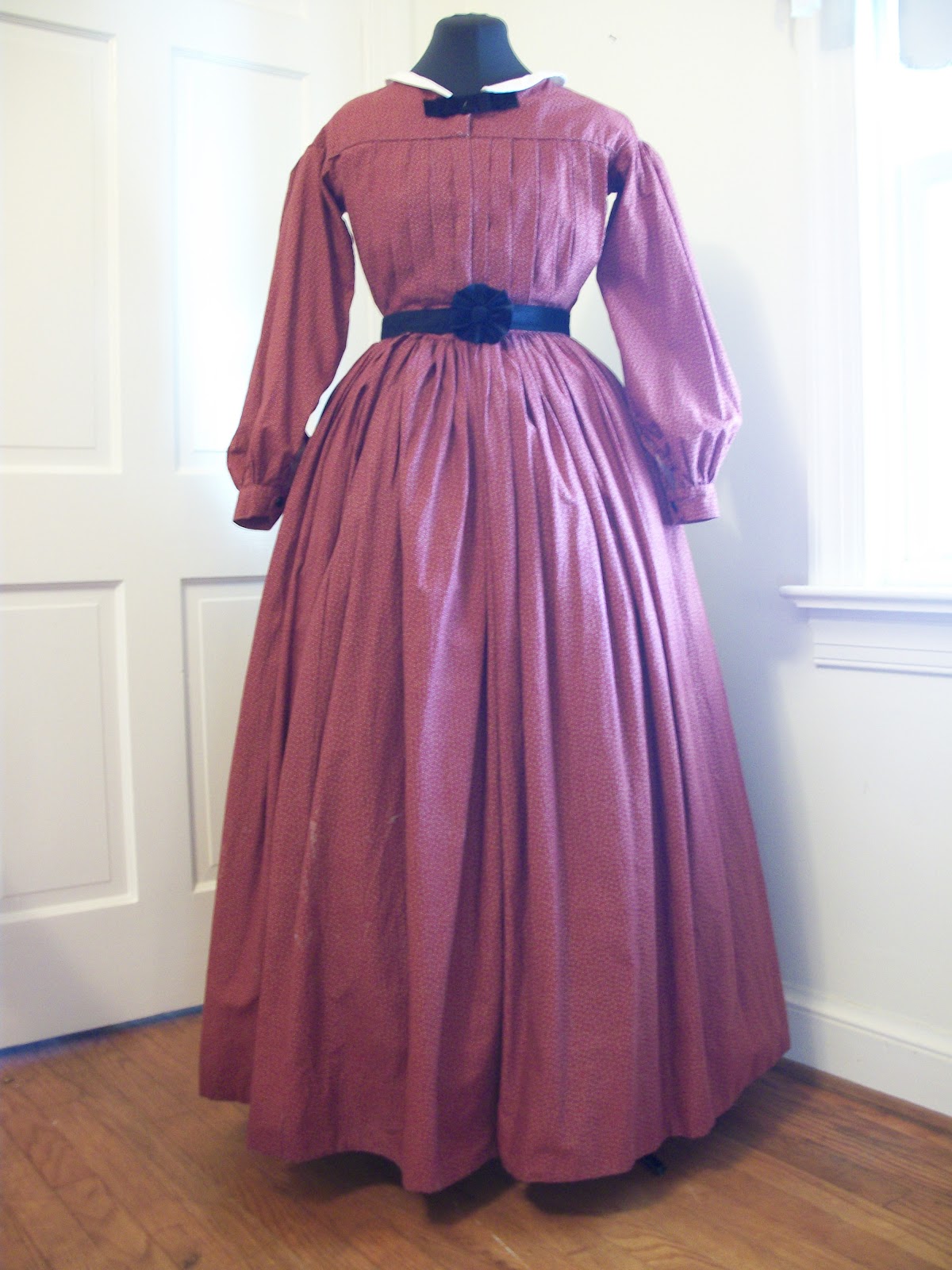 Retrospect: Red Print Civil War Dress