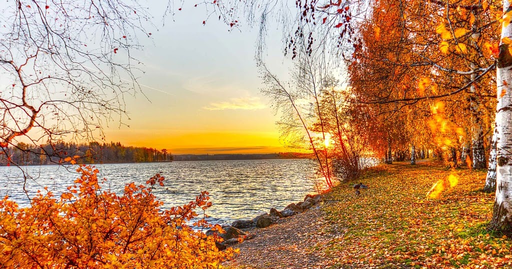 Download besplatne pozadine 1024x768: Prekrasan jesenski krajolik