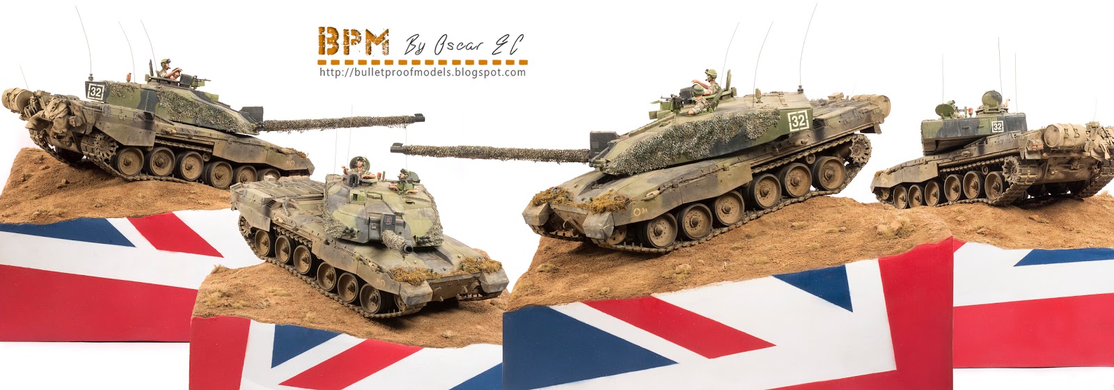 Bulletproof Models: Challenger II Kfor (Finals with base)