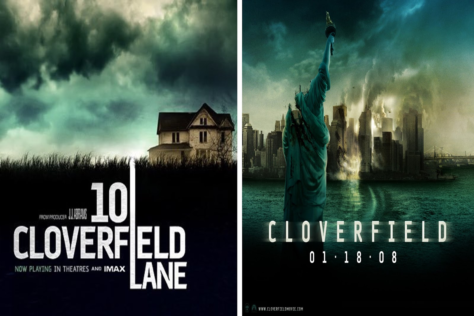 Falando de filme - "Cloverfield - Monstro" + "Rua Cloverfield, 10 ...