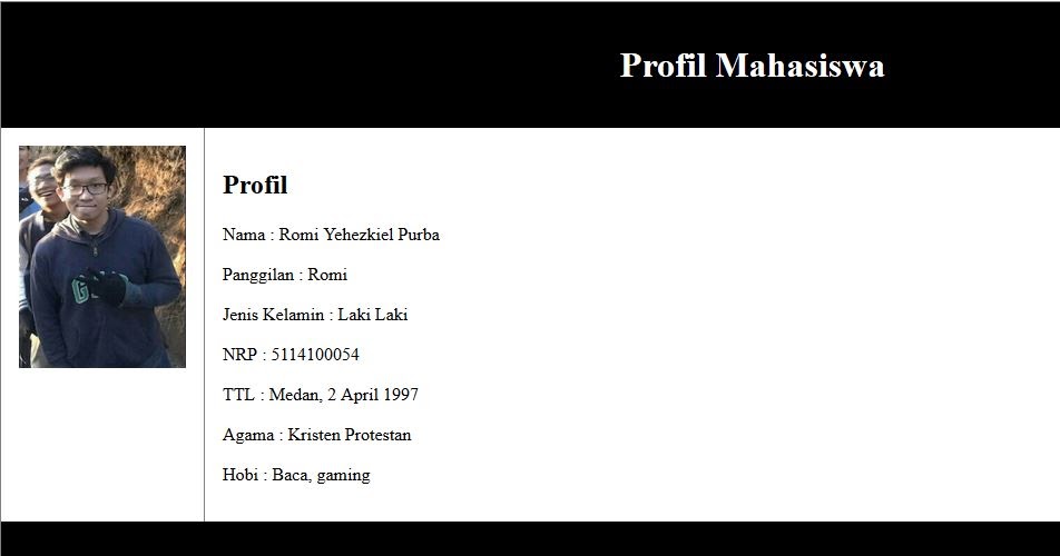 My Blog: Membuat Profil Sederhana Dengan HTML Text Editor