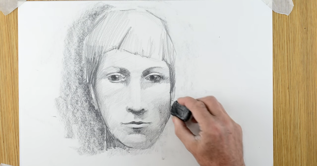 How to Draw a Face without Outlines by Paul Priestley