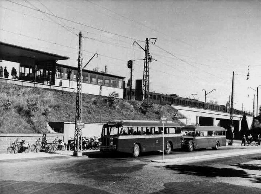 Valby og København, før og nu: Valby Langgade Station 1950-1980 ...