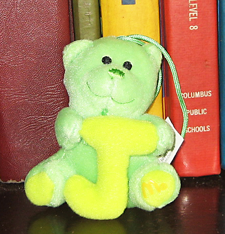 Percy's Fast Food Toy Stories : J Bear Christmas Alphabet Bears McDonalds