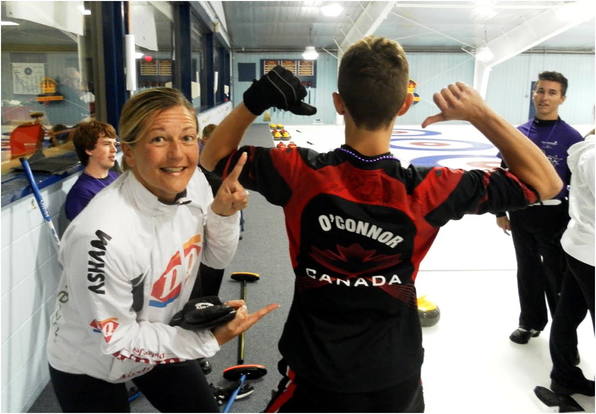 Cheryl Bernard Page: Curling Clinic and training