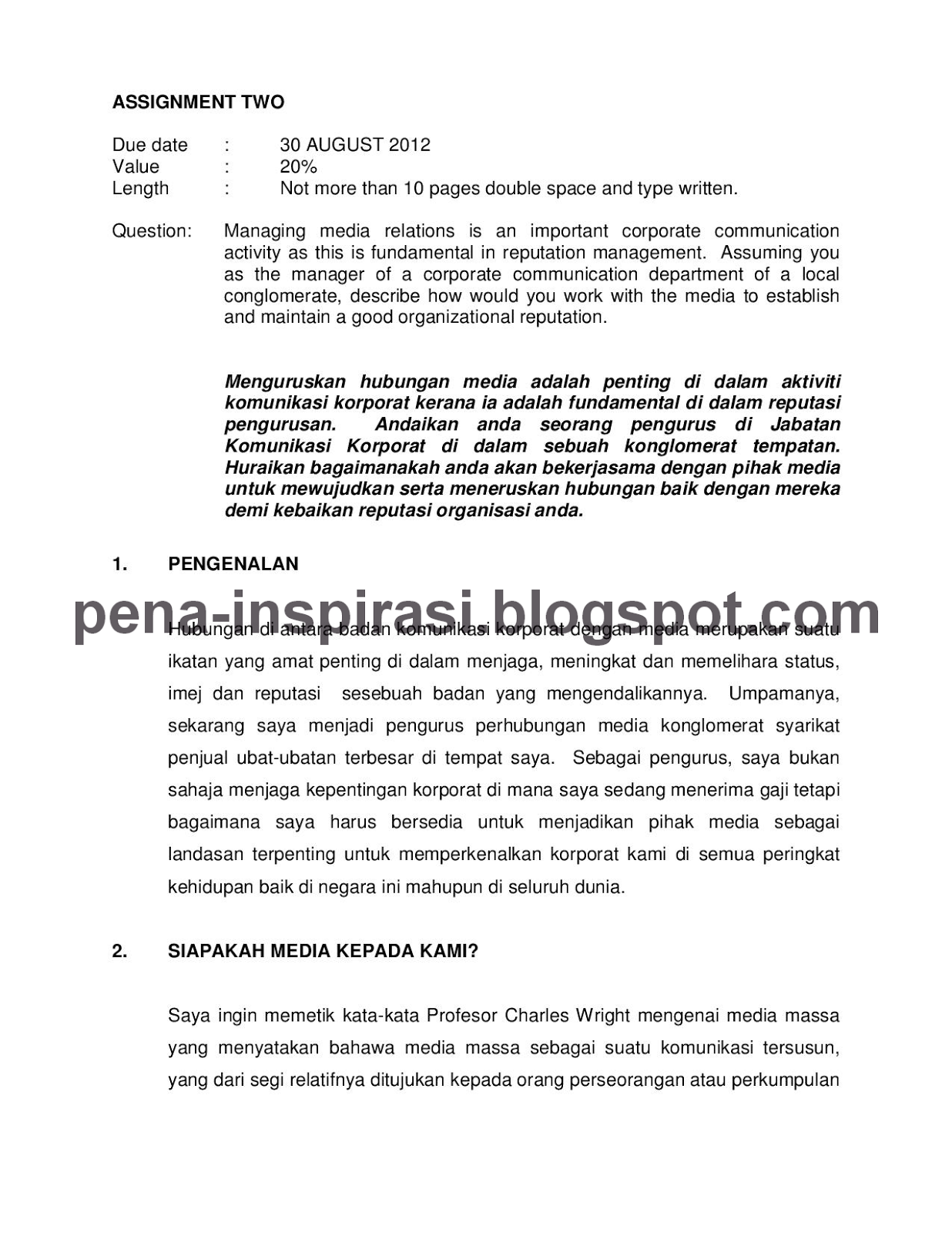Anda perlu bantuan untuk menyiapkan assignment/tugasan atau kertas ...
