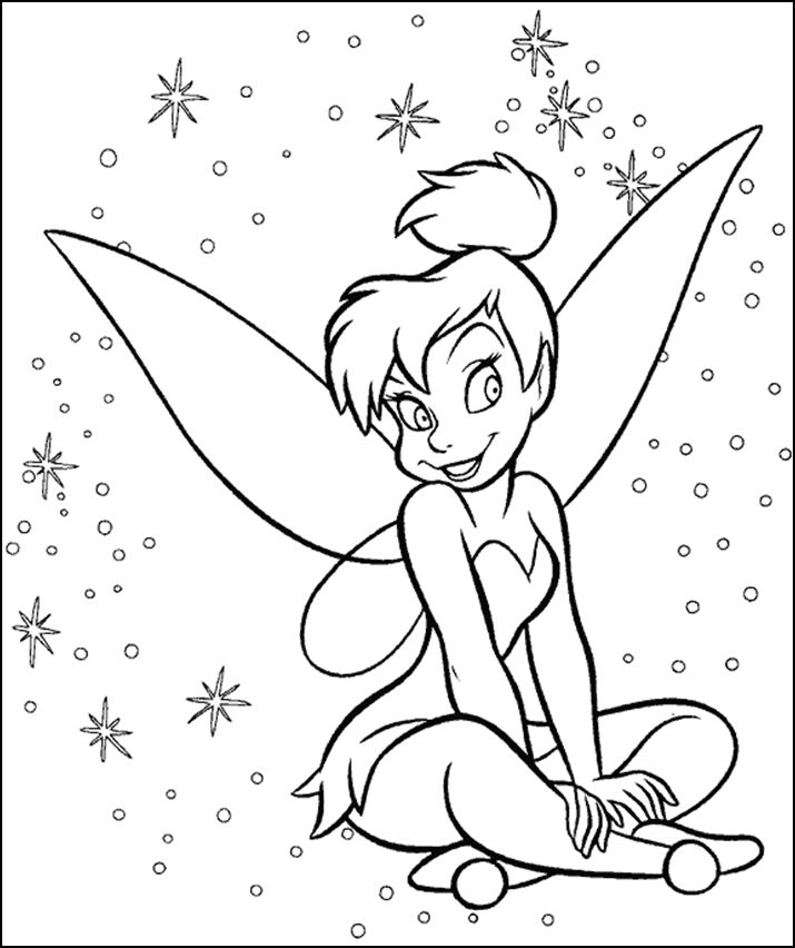 Imagenes faciles a lapiz de Tinkerbell - Imagui