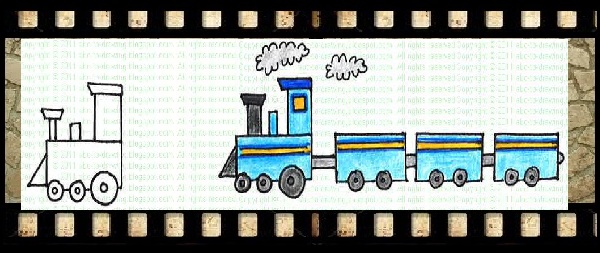 ABC To Drawing: Goods Train