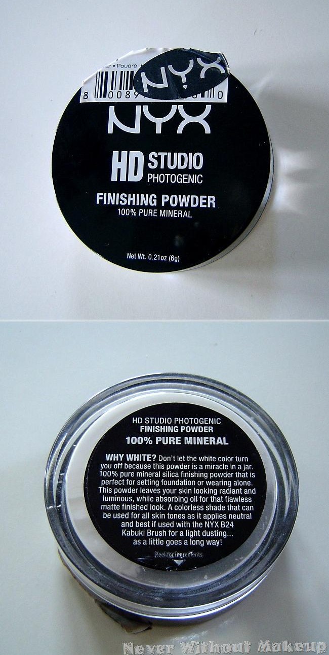 Review NYX - HD Studio Photogenic Finishing Powder - Never Without Makeup