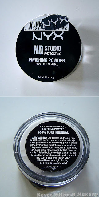 Review NYX - HD Studio Photogenic Finishing Powder - Never Without Makeup